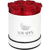 Preserved Roses in a Box Real Roses Rosebox That Last Over a Year Gift ...