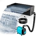 Amazon.com: POPOSOAP Pond Waterfall Box with Pump Kit, 304 Stainless ...