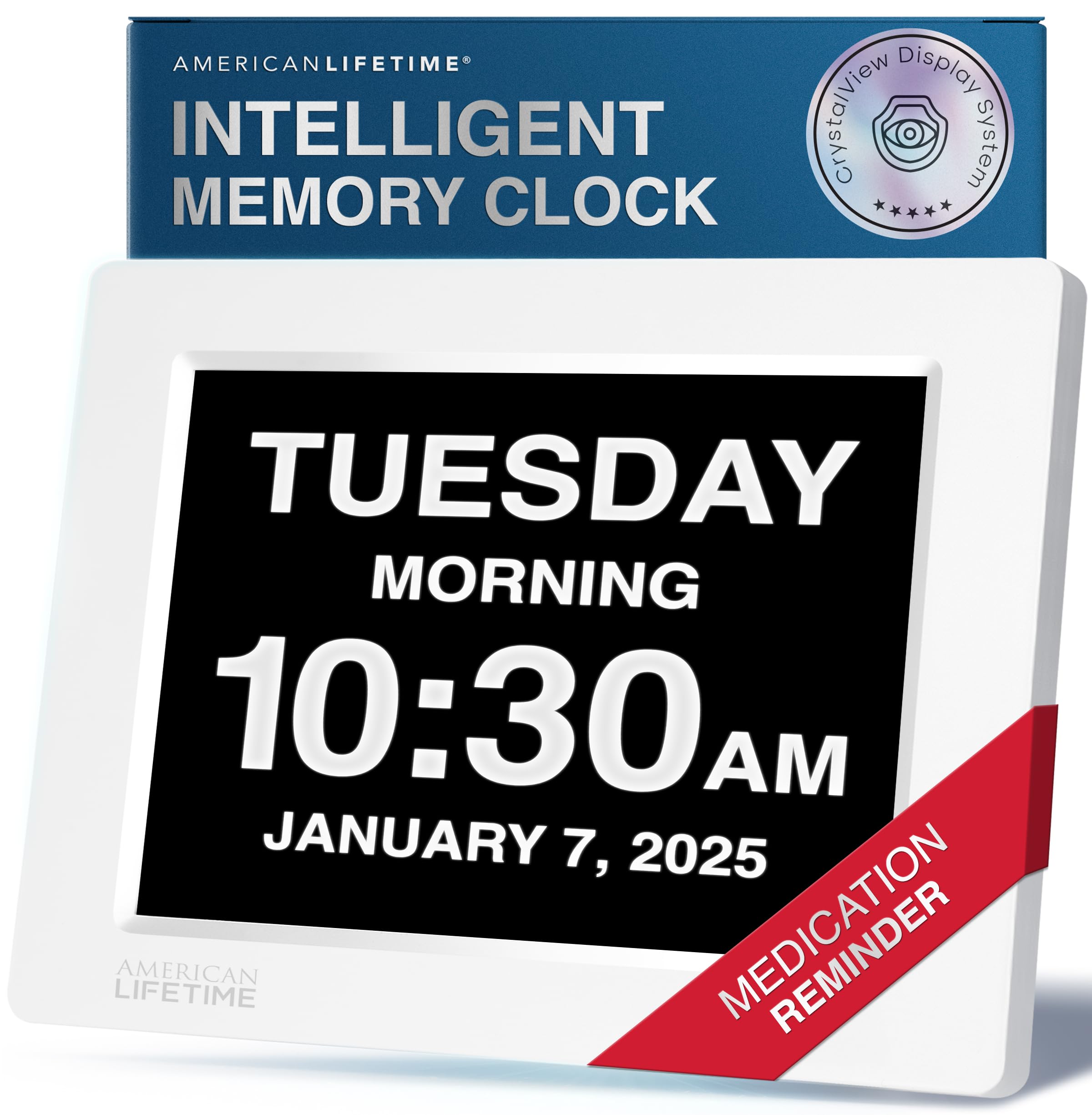 Mua American Lifetime New 2025 Dementia Clock Large Digital Clock for ...