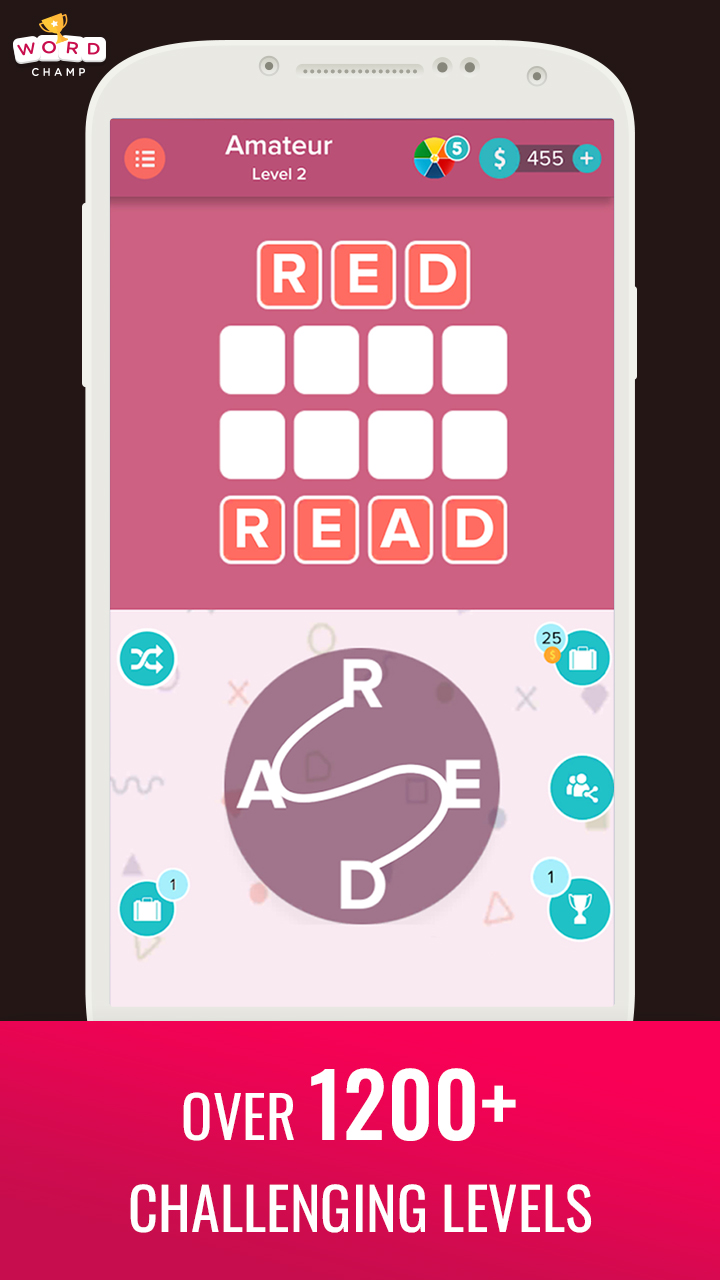 Word Champ - Free Word Games & Word Puzzle Games. Ad Free Word Game ...