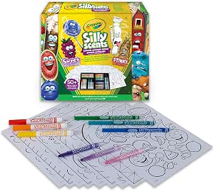 Amazon.com: Crayola Silly Scents Mini Inspiration Art Case Coloring Set ...