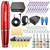 Amazon.com: Tattoo Pen Machine Kit - Usiriy Complete Tattoo Kit Rotary Tattoo Pen Machine 40 ...
