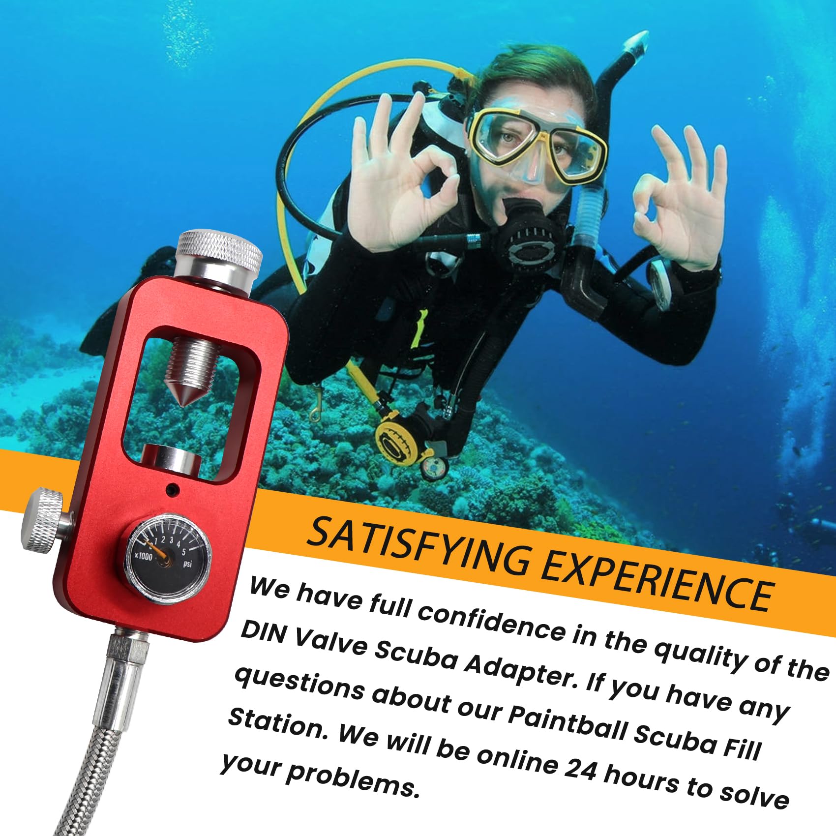 Mua DIN Valve Diving Adapter, Paintball Underwater Filling Station, PCP ...
