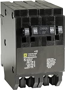 Square D - HOMT2020230CP Square D Homeline, Double Pole Combination Tandem Circuit Breaker ...