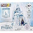 Amazon.com: Disney Frozen 2, Hologram Puzzle 3D Olaf Anna Elsa Castle ...