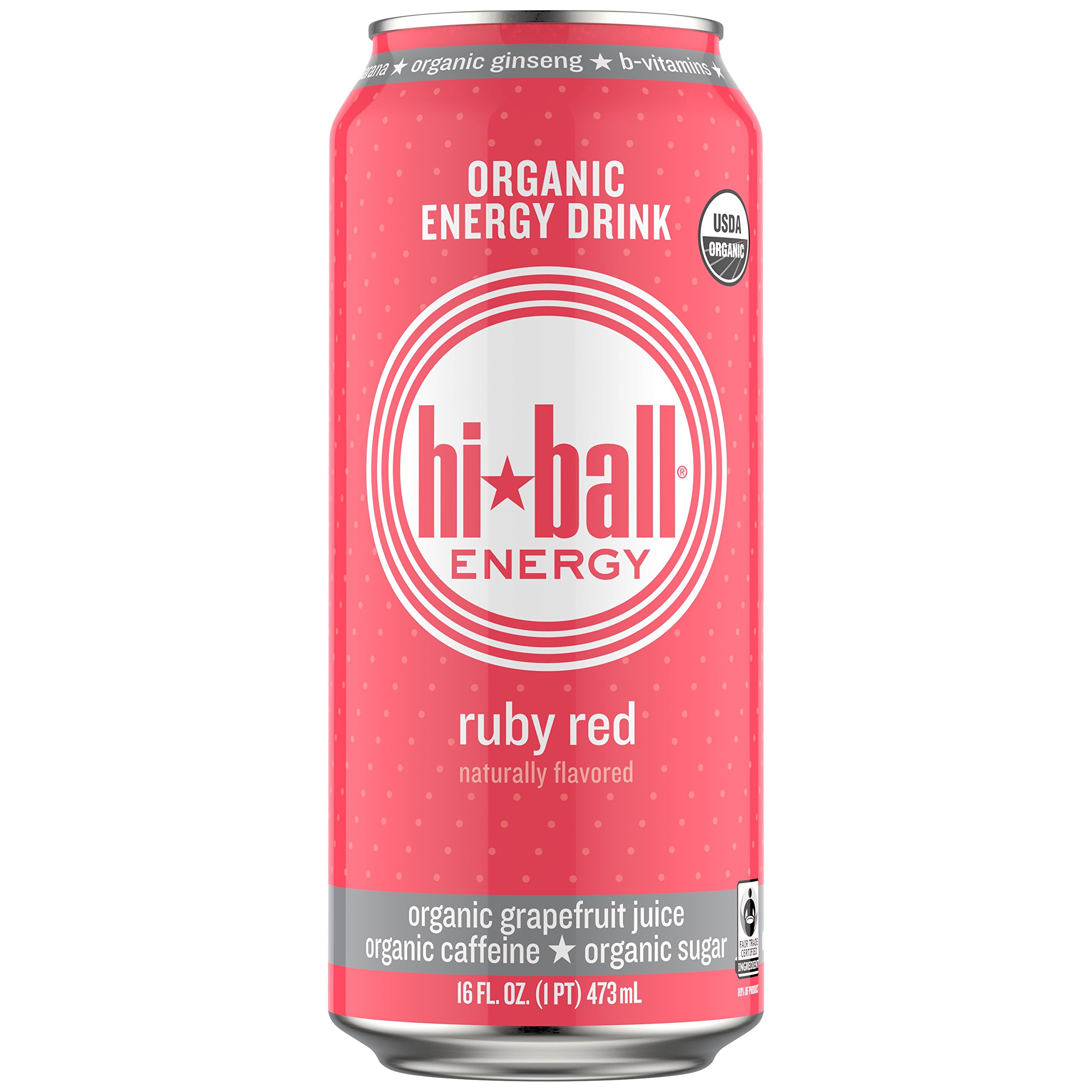 Amazon.com : Hiball Energy Black Cherry Certified Organic Energy Drink ...