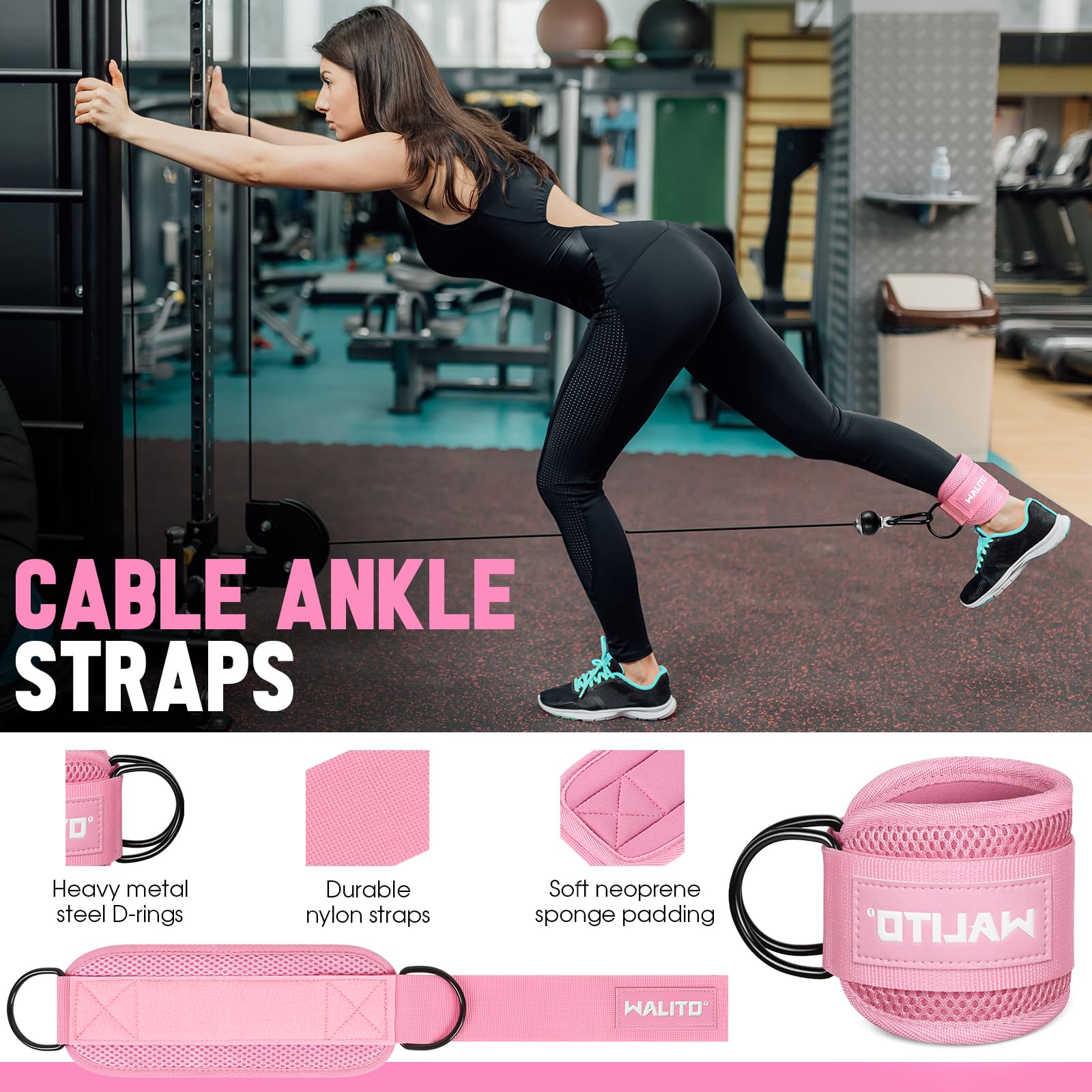 Mua WALITO 8Pcs Barbell Pad Set for Hip Thrust - Squat Pad for Barbell ...