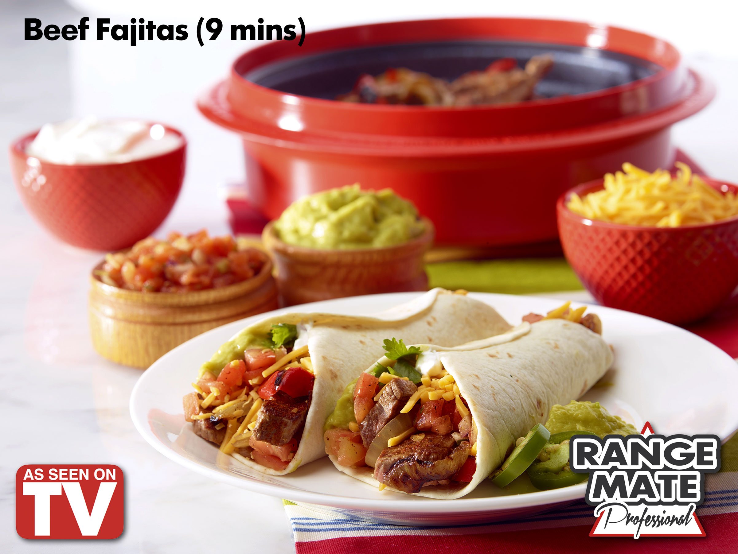 Range Mate Pro Deluxe Nonstick Microwave 5-in-1 Grill Pot/Pan Cookware ...