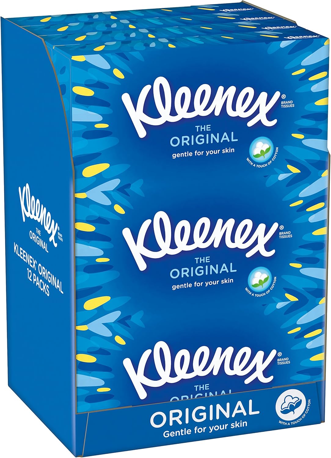 Kleenex Tissues – Original Tissues, 12 Tissue Boxes (864 Facial Tissues ...