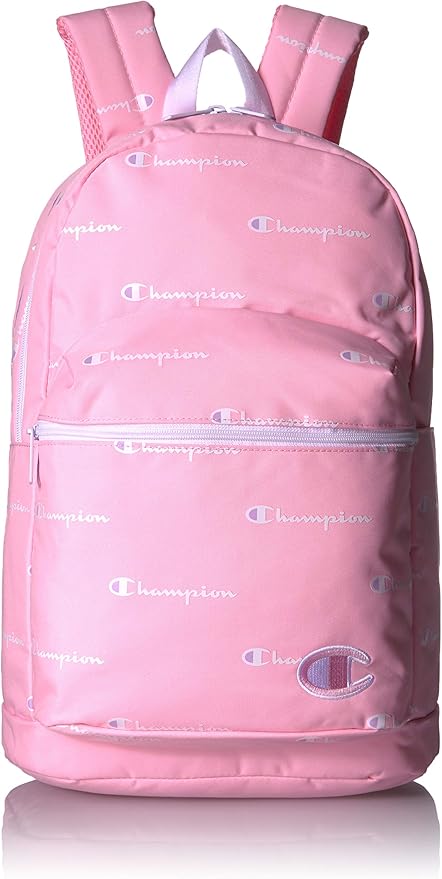 Champion Girls' Big Supercize Backpack, Pink/White, Youth Size: Amazon ...