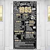 Amazon.com: DARUNAXY 40th Birthday Party Decorations, Vintage Back in ...
