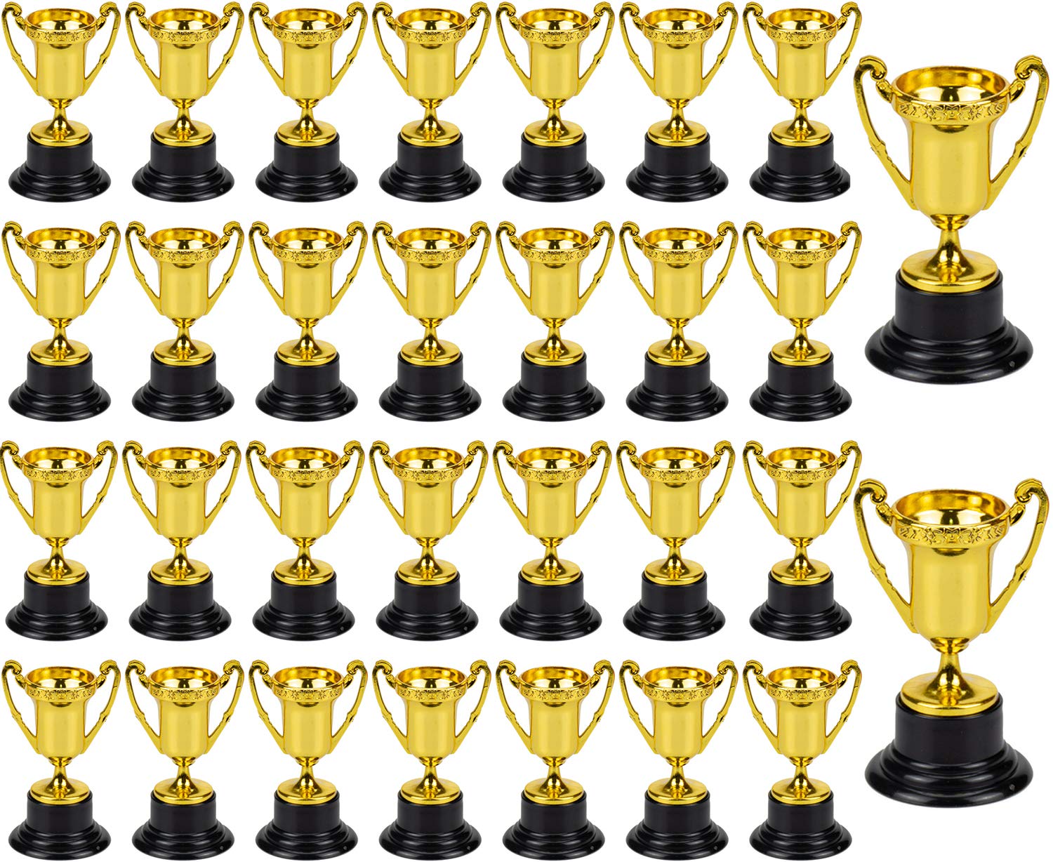 Mua Nicunom 30 Pack Gold Award Trophies, 3.35" Plastic Gold Trophy Cups ...