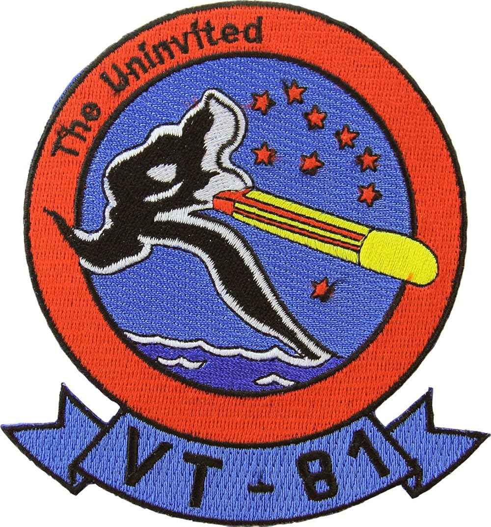 Amazon.com: Torpedo Bombing Squadron VT-81 Patch Full Color: Clothing
