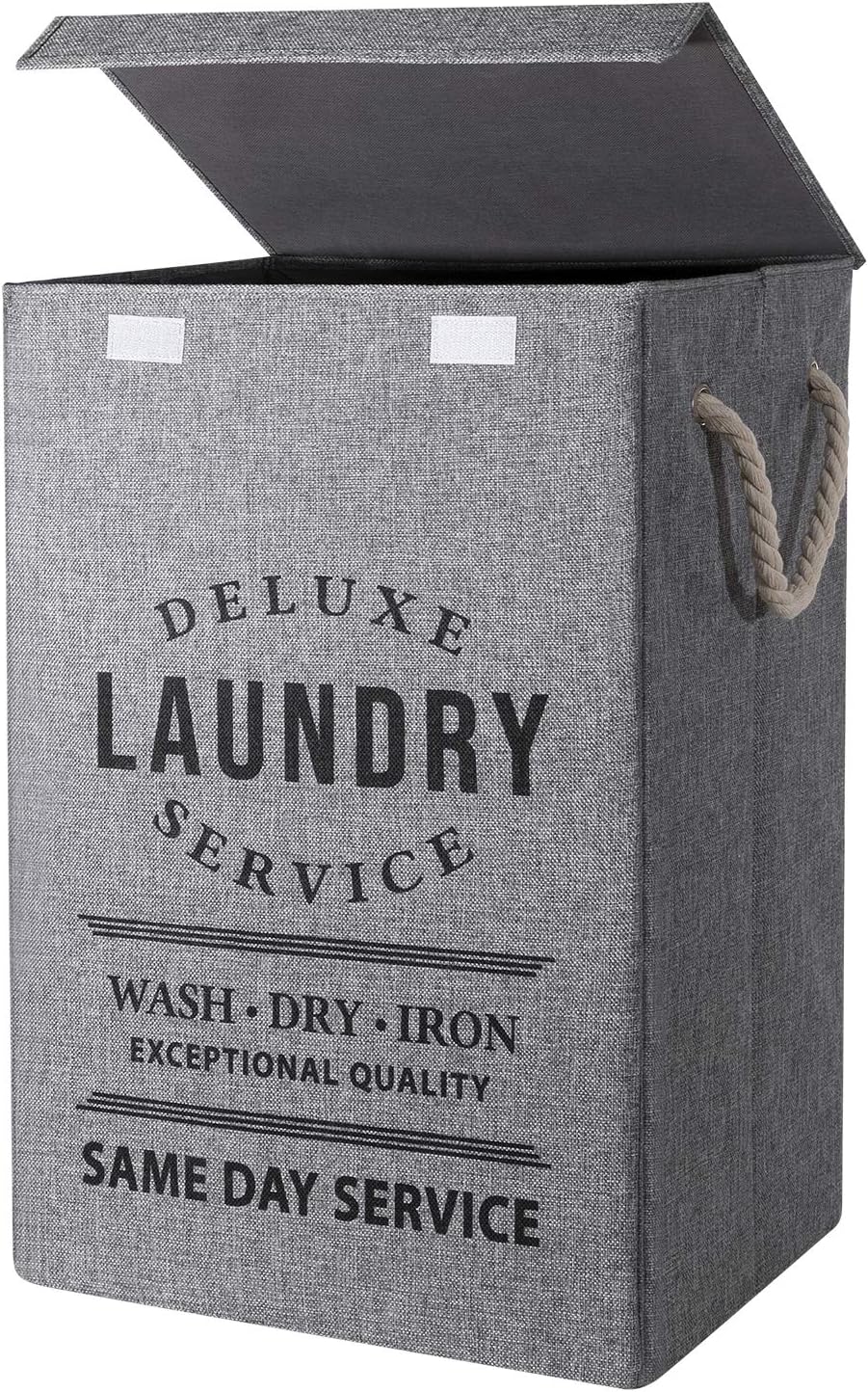 U Trip Laundry Basket with Lid, 85L Large Deluxe Laundry Baskets ...