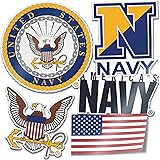 Amazon.com: US Navy Emblem Logo Sticker Vinyl Decal Laptop Water Bottle ...