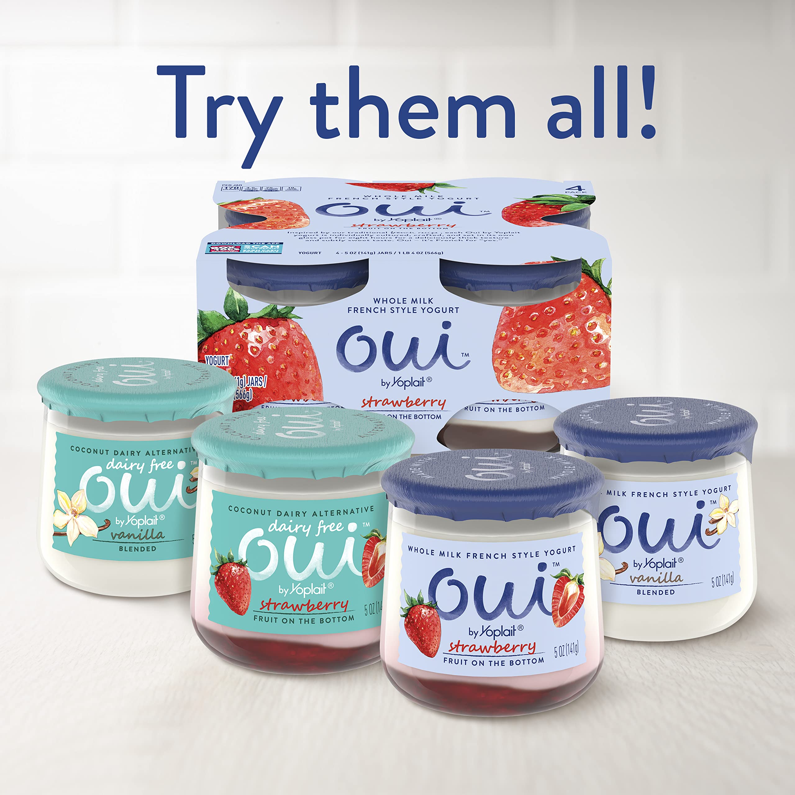 Mua Oui by Yoplait French Style Vanilla Whole Milk Yogurt, 5 OZ Jar ...
