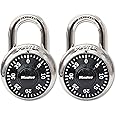 Master Lock 1500T Locker Lock Combination Padlock, 2 Pack, Black ...