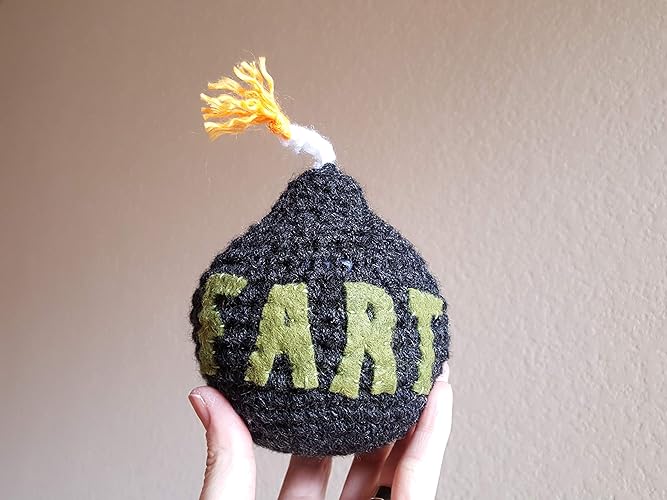 Amazon.com: Crochet Fart Bomb: Handmade