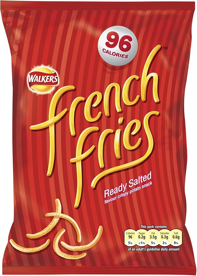 French Fries Ready Salted 22 g (Pack of 48): Amazon.co.uk: Grocery