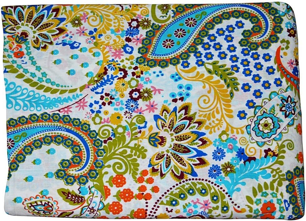 5 Yard Indian Print Cotton Fabric by Yard, Natural Dyes Sanganeri ...