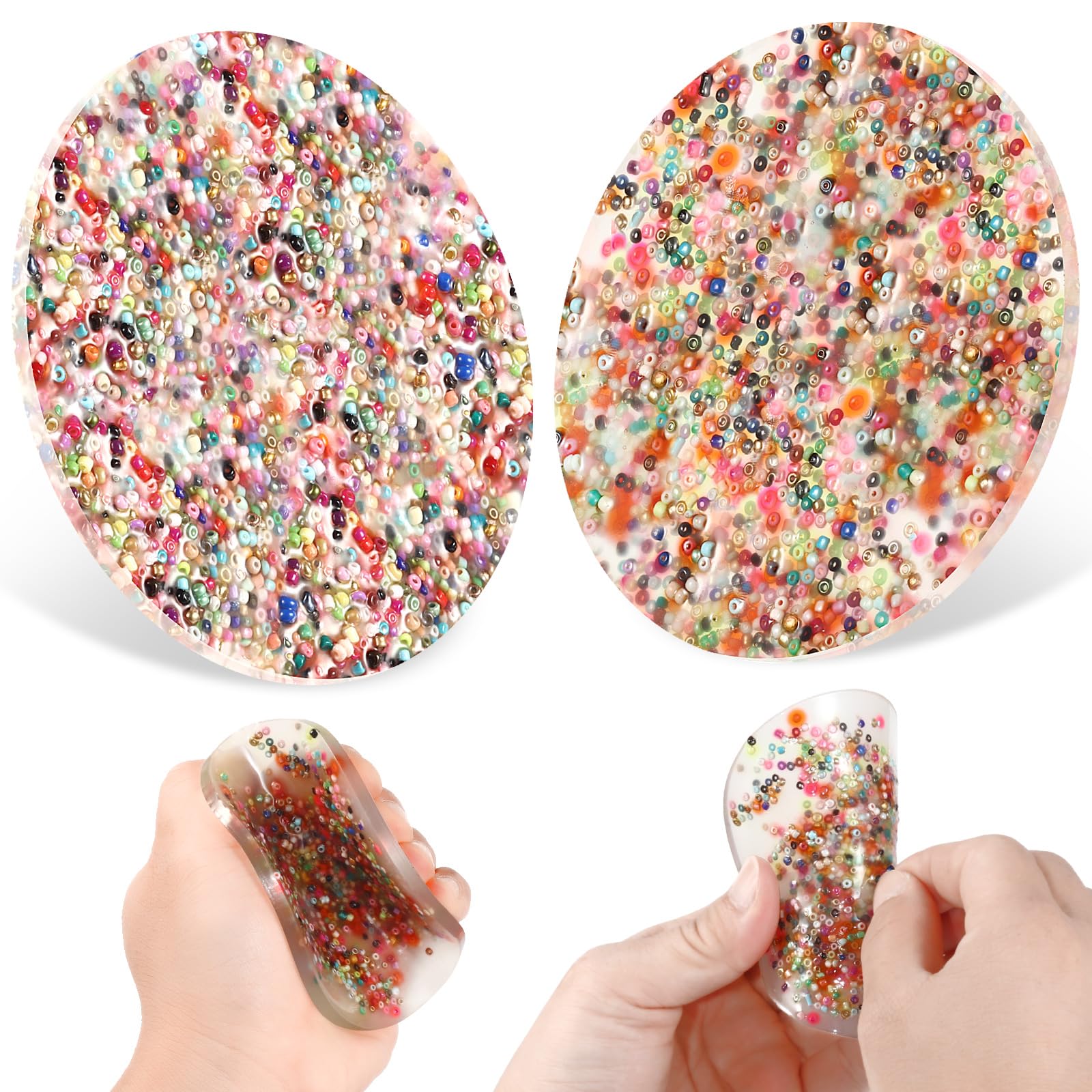 SYSAMA 2 Pack Non-Sticky Skin Picking Fidget Toys, Silicone Picky Party ...