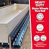 Ultimation Conveyor Rails- Heavy Duty Flow Rail 5′ Long Skate Wheel ...