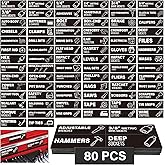 Amazon.com: Magnetic Toolbox Labels, 80 Pcs Tool Chest Drawer Organizer ...