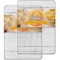 Amazon.com: Hiware 2-Pack Cooling Racks for Baking, Stainless Steel ...