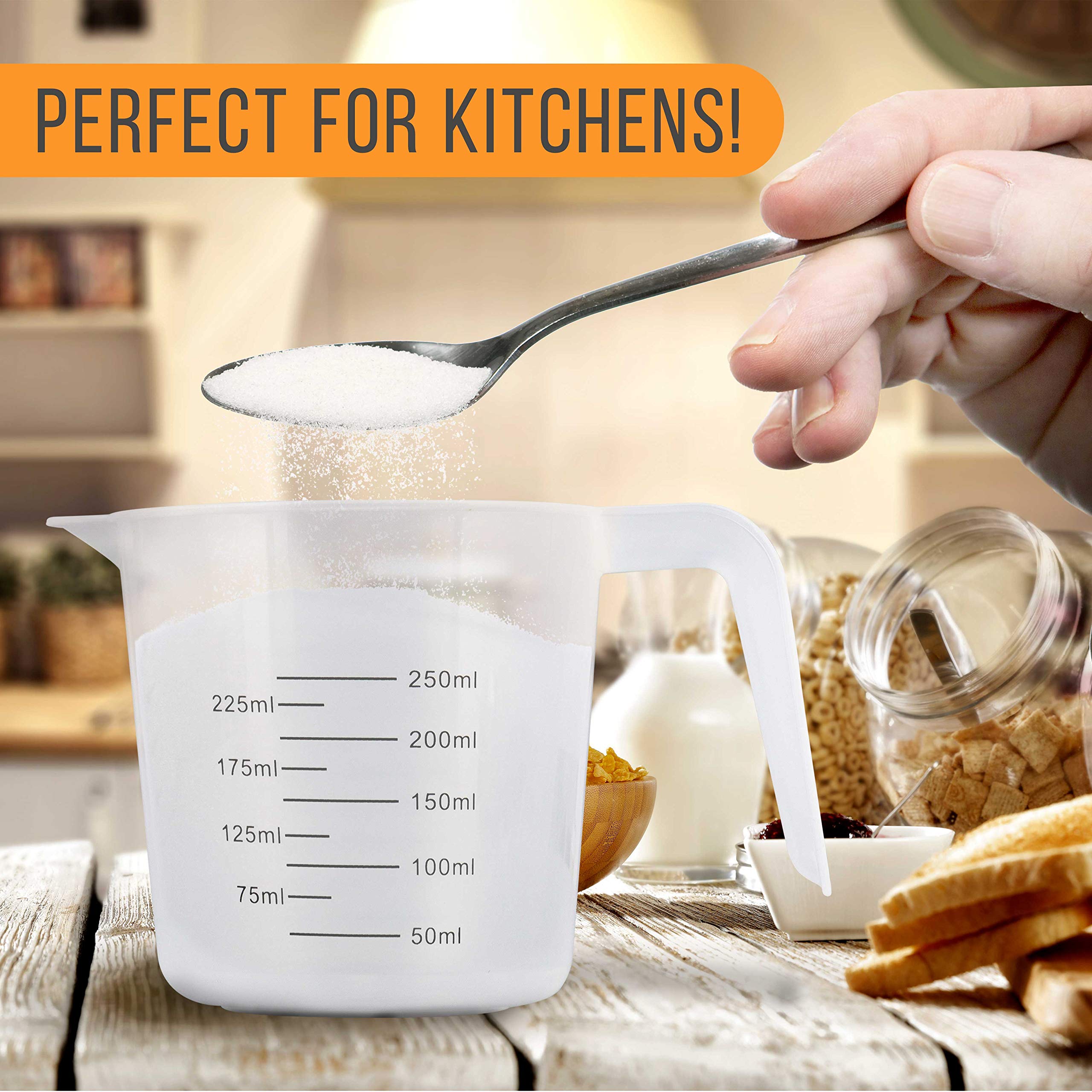 Mua U.S. Kitchen Supply - Set of 3 Plastic Graduated Measuring Cups ...