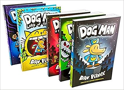 Amazon.com: Dog Man Collection Set, 5 Books: Toys & Games