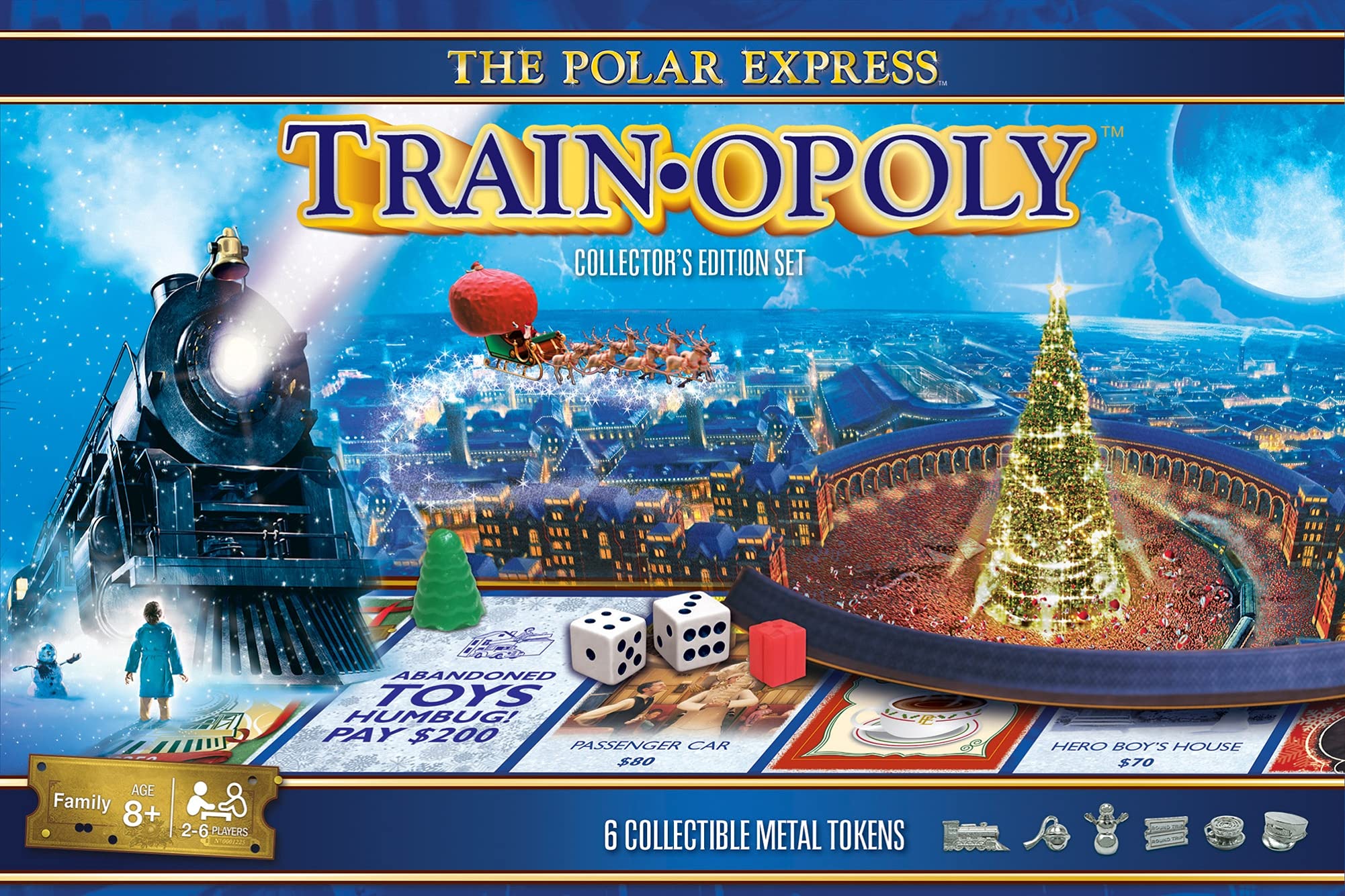 Buy MasterPieces Opoly Board Games - The Polar Express Train Opoly ...