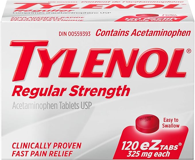 Tylenol Regular Strength Ez Tablets, 500 mg: Amazon.ca: Health ...