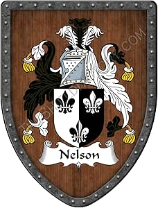 Amazon.com: Nelson-II Family Crest Custom Coat of Arms, Family Ancestry ...