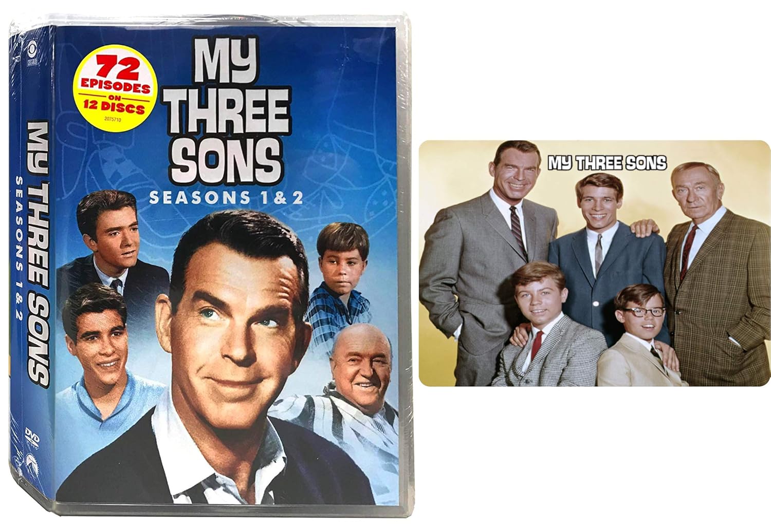 Amazon.com: My Three Sons Seasons 1 & 2 DVD NEW - Original TV Series Complete 72 Episodes with ...