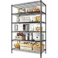 Amazon.com: REIBII 71" H Storage Shelves 6 Tier Wire Shelving Unit 1200LBS Metal Shelves ...