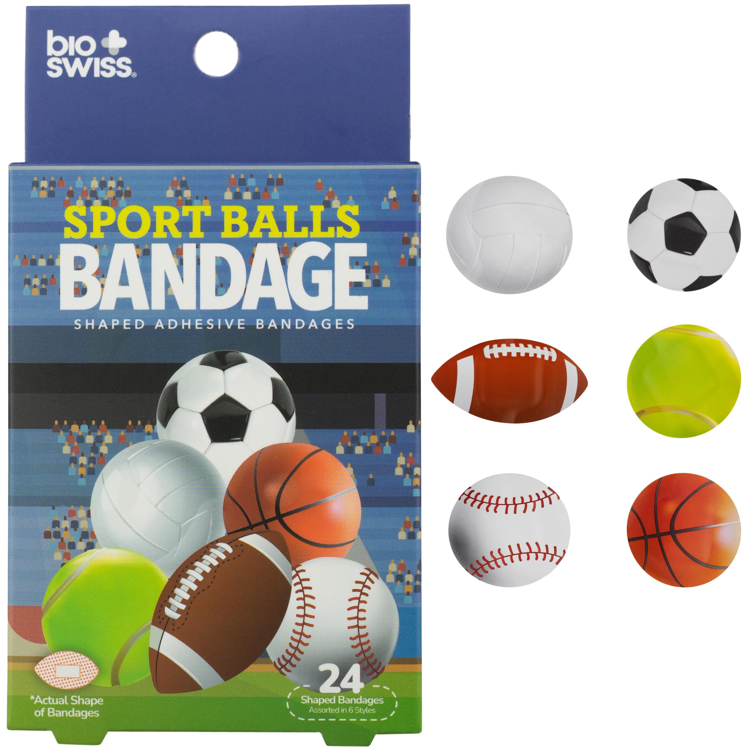 Mua BioSwiss Bandages, Sports Balls Shaped Self Adhesive Bandage, Latex ...