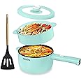 Amazon.com: Dezin Electric Cooker, 2L Non-Stick Sauté Pan, Rapid Noodles Cooker, Mini Pot for ...