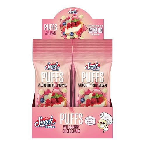 Snack House Puffs High Protein Low Carb Keto Snacks | Gluten Free, Soy ...