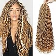Amazon.com : 6 Packs Goddess Locs Crochet Hair 20 Inch Faux Locs ...