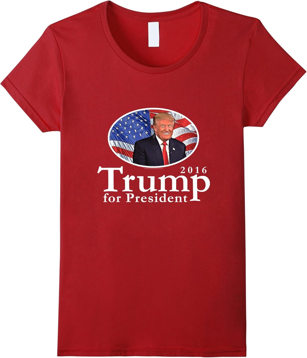 Amazon.com: Red Photo 2016 Donald Trump for President T-Shirt: Clothing