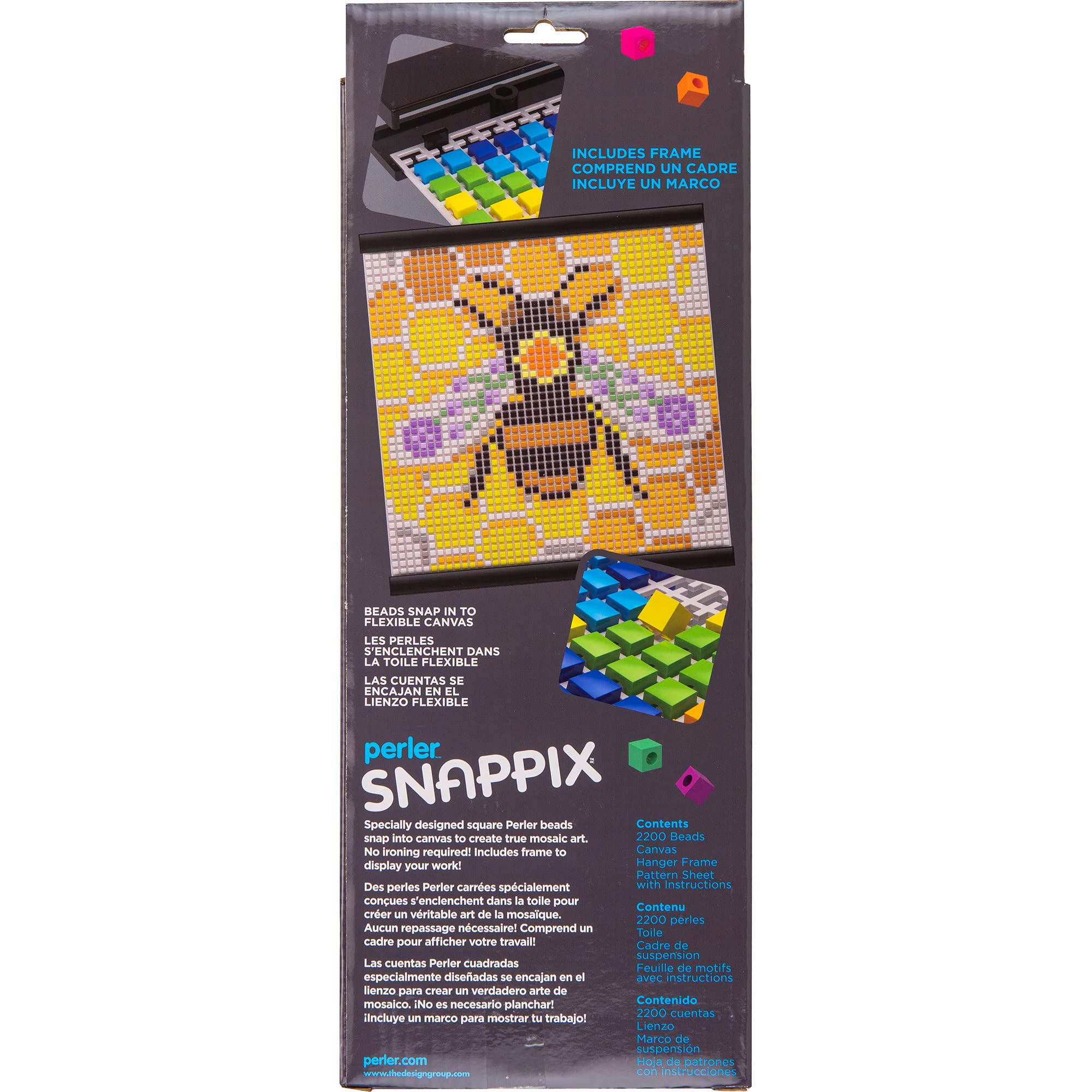 Mua Perler Folksy Bee Snappix No-Iron Fuse Bead Craft Kit for Kids, 12 ...