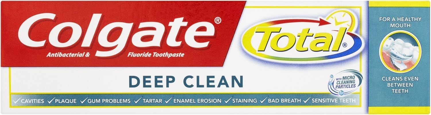 Colgate Total Deep Clean Toothpaste, 75ml: Amazon.co.uk: Grocery