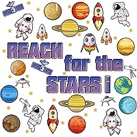 Amazon.com: 68 Pcs Outer Space Classroom Bulletin Border Decoration ...