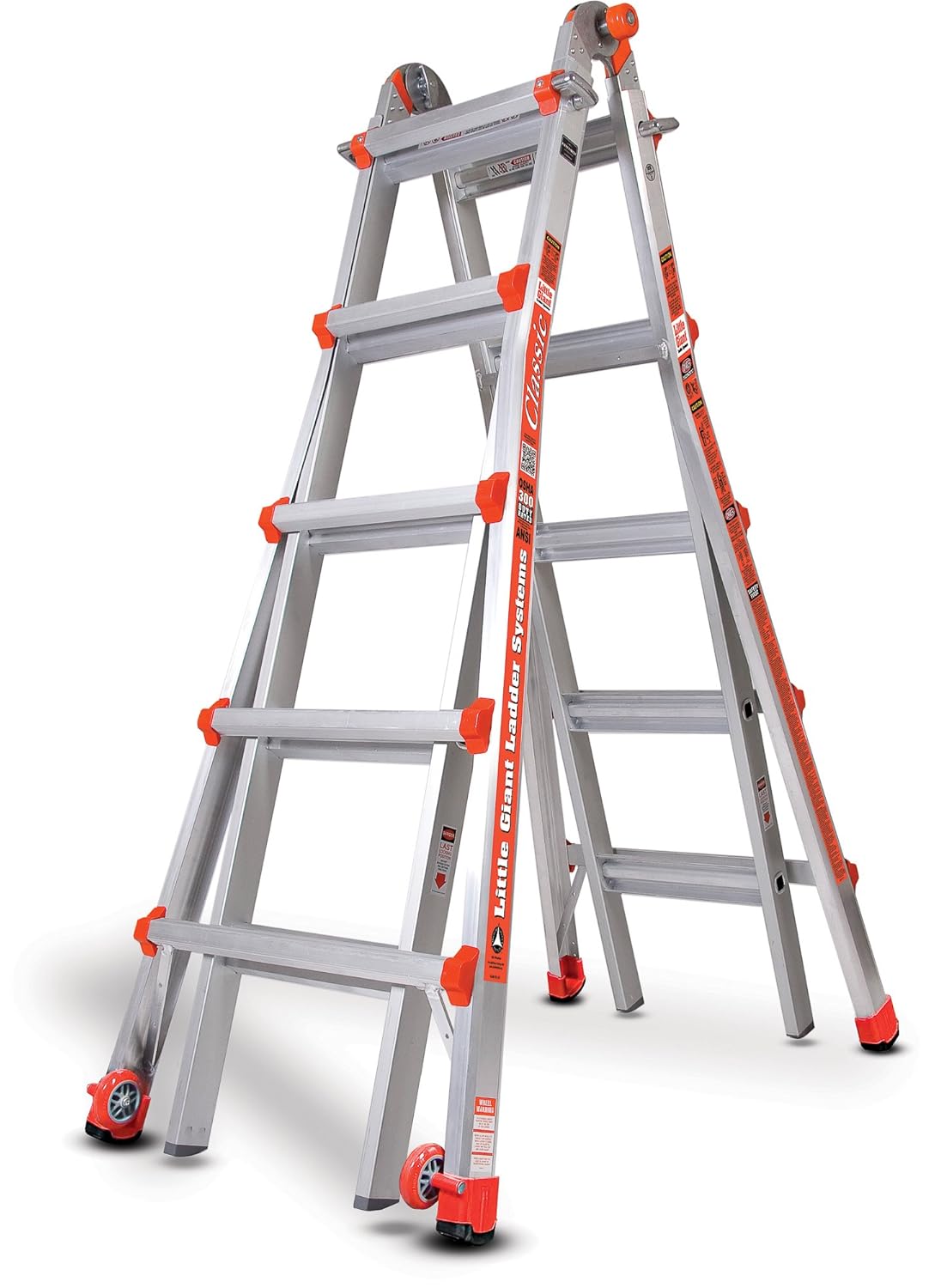 Little Giant 5 Rung Classic Version | Aluminium Multi-Purpose Ladders ...