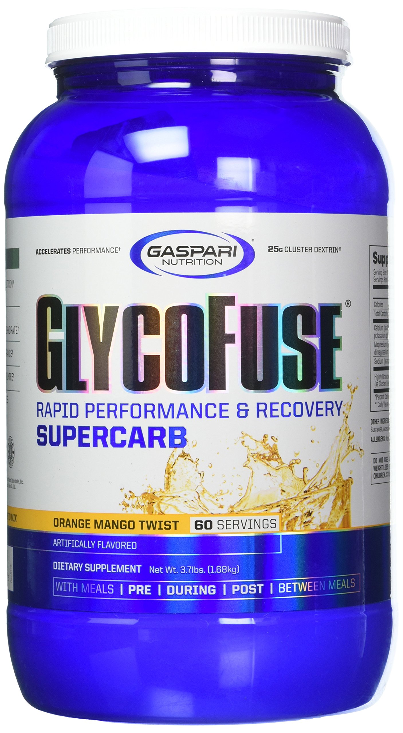 Amazon.com: Gaspari Nutrition Glycofuse Lemon Ice Calorie Counter, 3.7 ...