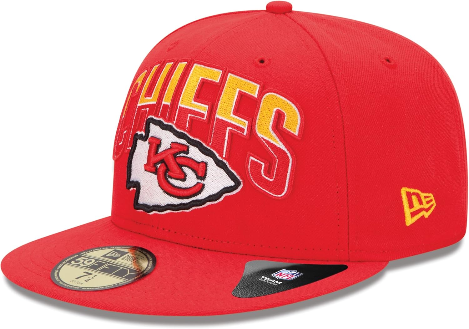 Amazon.com : NFL Kansas City Chiefs 2013 Draft 59FIFTY Fitted Cap Red ...