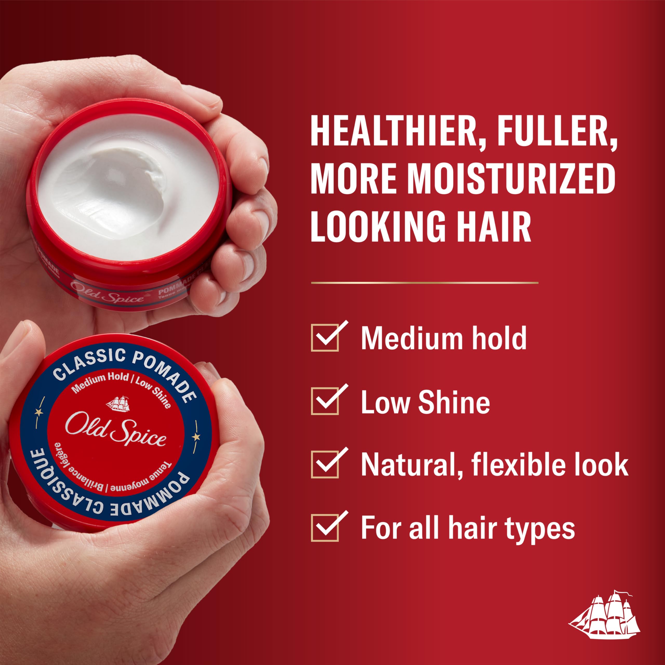 Mua Old Spice Classic Pomade for Men, Medium Hold with Low Shine, 2.22 ...
