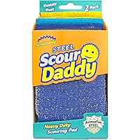 Amazon.com: Scrub Daddy Steel Scour Pads - Scour Daddy Steel ...