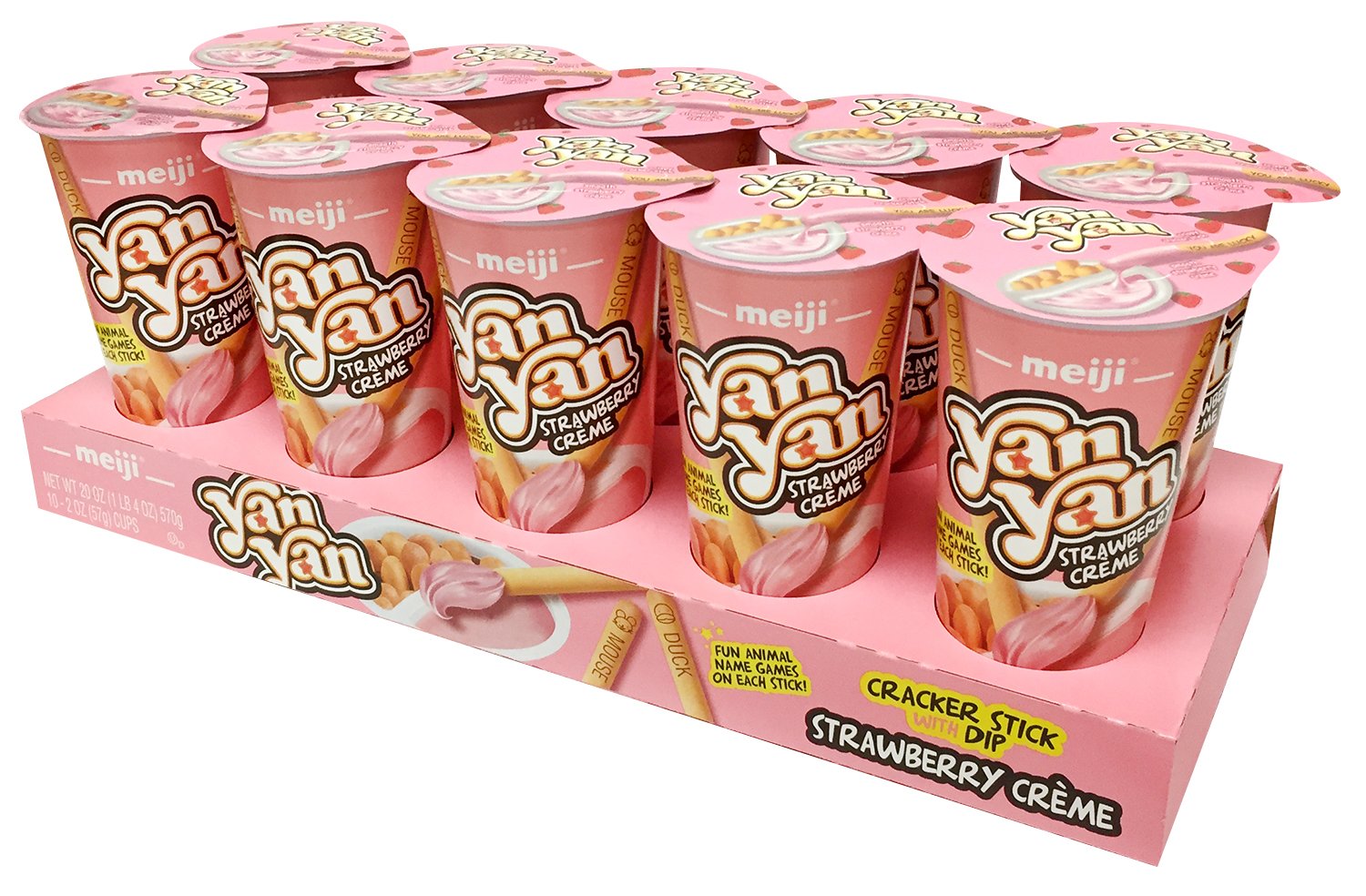 Amazon.com: Meiji Yan Yan Dip, Chocolate, 2 Ounce (Pack of 10)