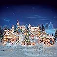 Amazon.com: Rudolph The Red Nosed Reindeer Holiday Village Set Lights ...